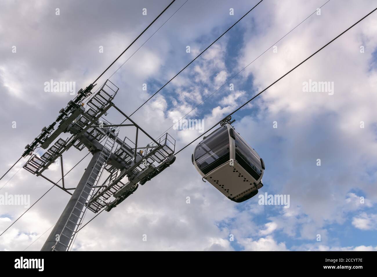 Modern new car cableway hi-res stock photography and images - Alamy