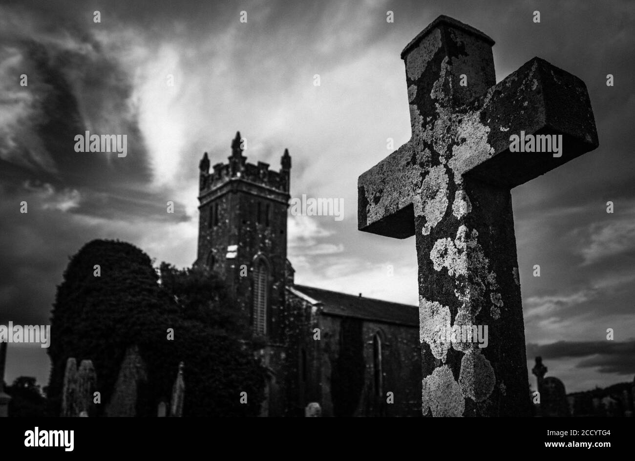 Irish graveyard, Tipperary Stock Photo - Alamy