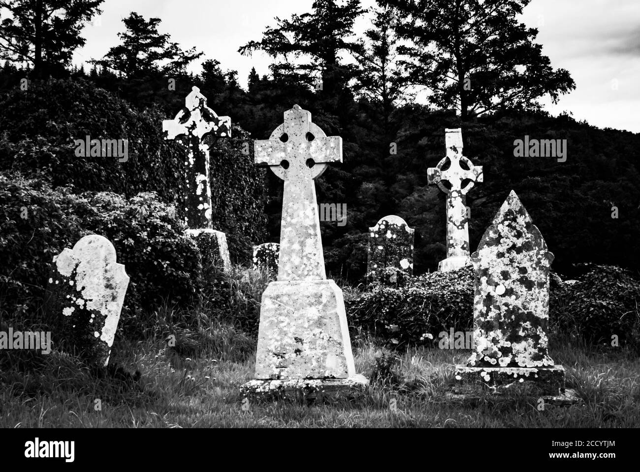 Irish graveyard, Tipperary Stock Photo - Alamy