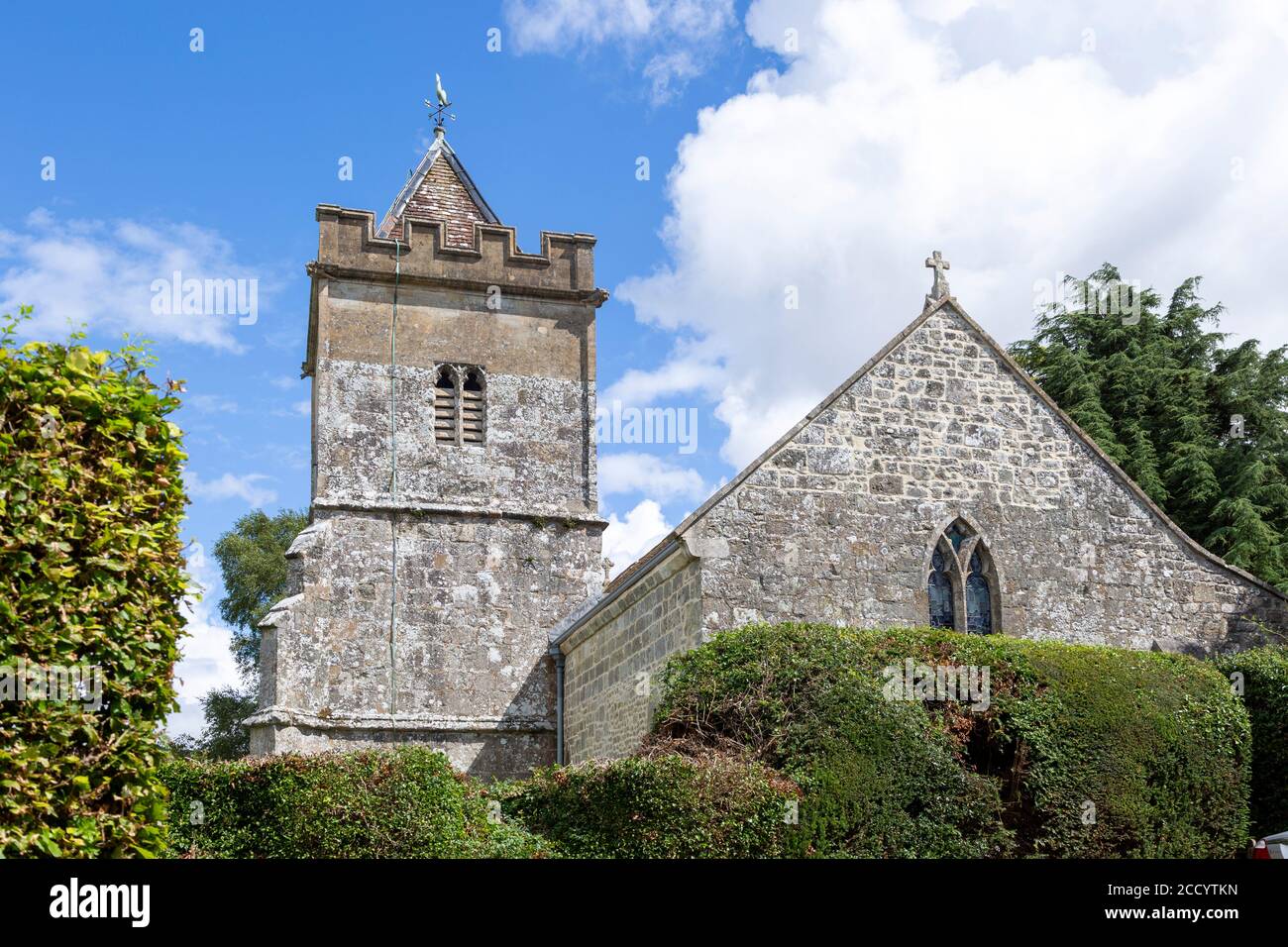 Holy Trinity church, Bowerchalke, Cranborne Chase, Wiltshire, England ...