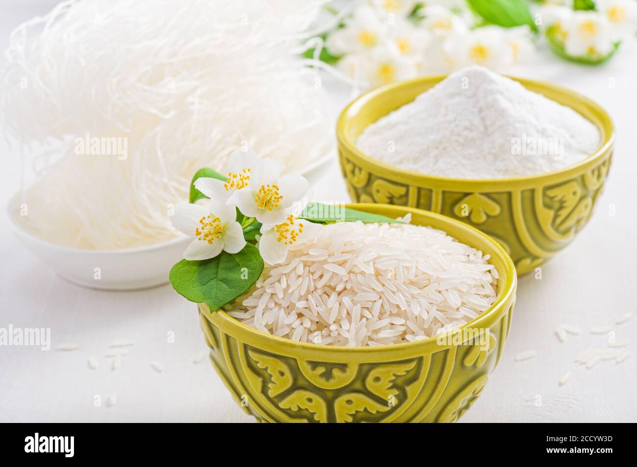 Close up rice flower hi-res stock photography and images - Alamy