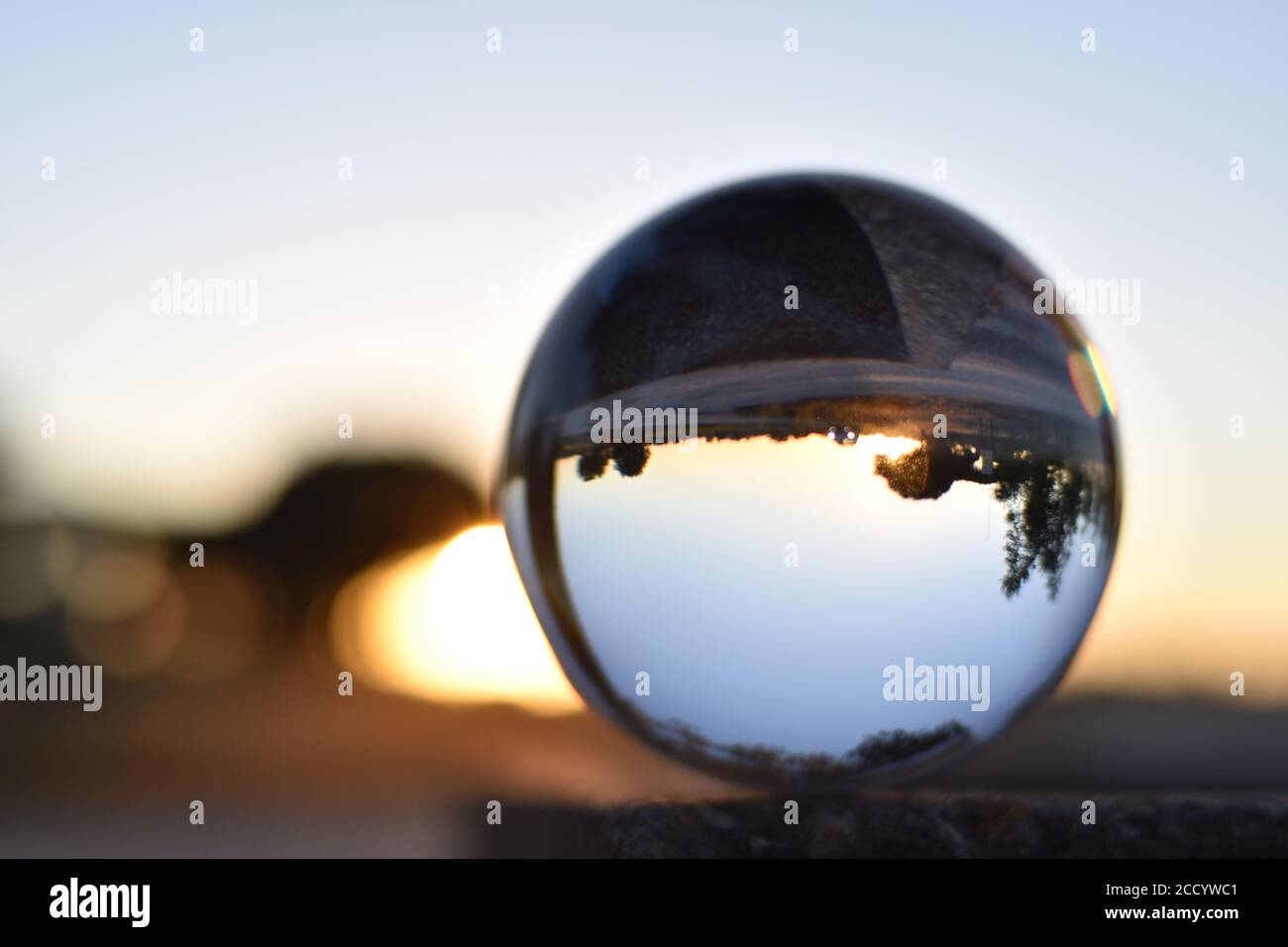 photographing through a Lensball Stock Photo - Alamy