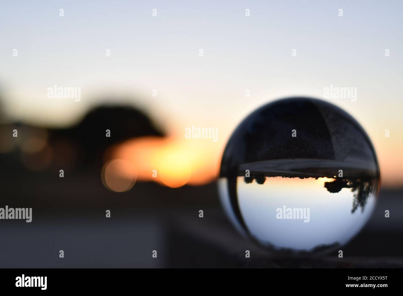 photographing through a Lensball Stock Photo - Alamy