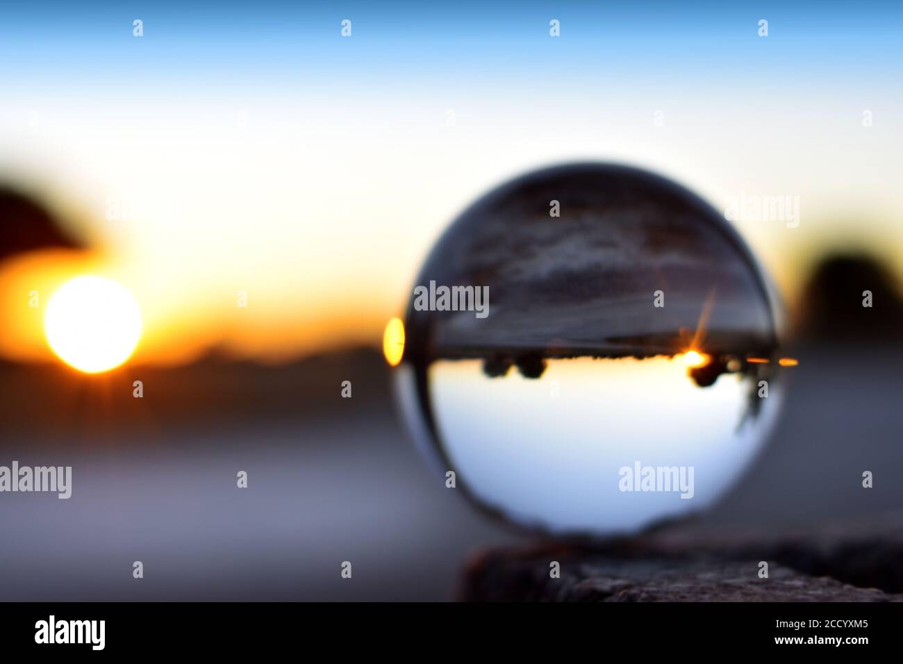 photographing through a Lensball Stock Photo - Alamy