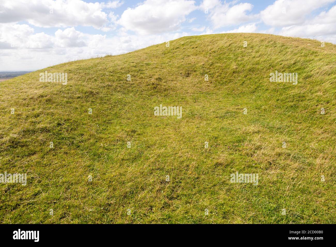 Adam's Grave prehistoric neolithic long barrow, Alton Barnes, Wiltshire ...