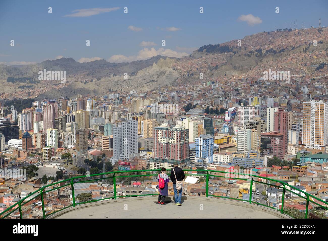 Bolivia La Paz - Observation deck Killi Killi - Mirador Killi Killi ...