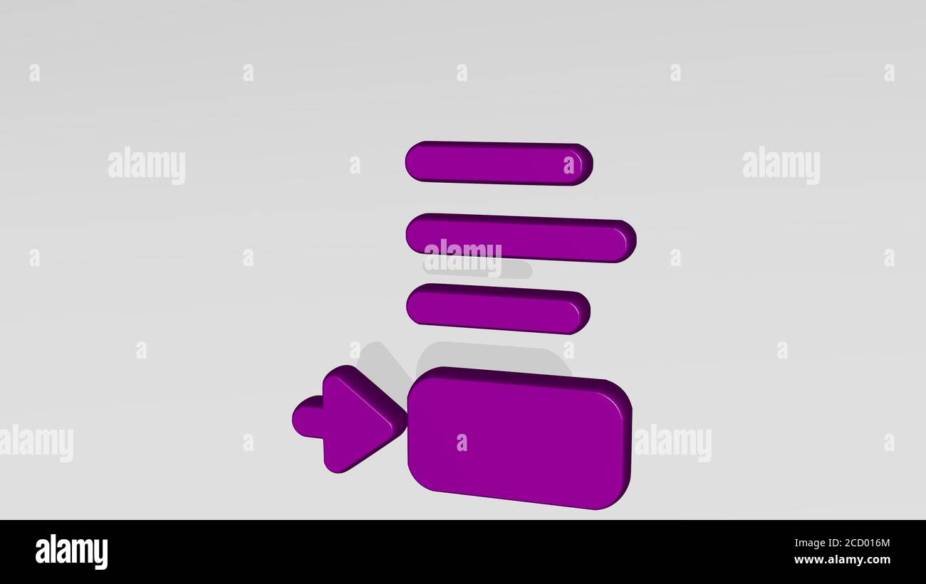 insert image bottom 3D icon casting shadow, 3D illustration Stock Photo ...