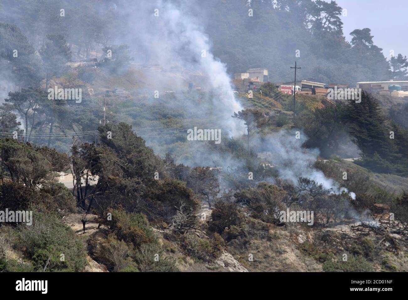California, USA. 24th Aug, 2020. CZY Lightening Complex Fire continues ...