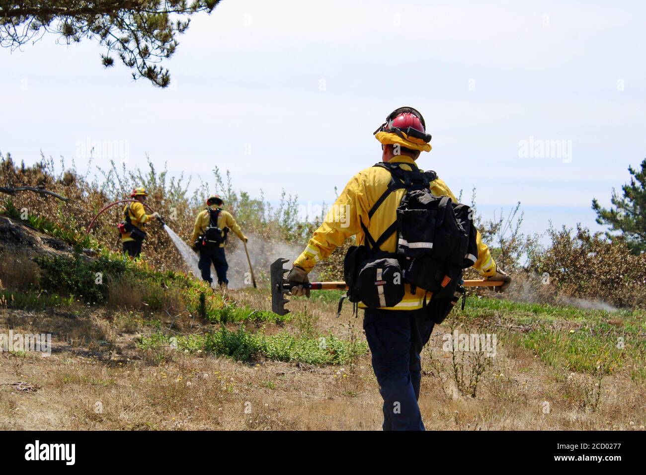 August 24, 2020, California, USA: Firefighters from the CA Department ...