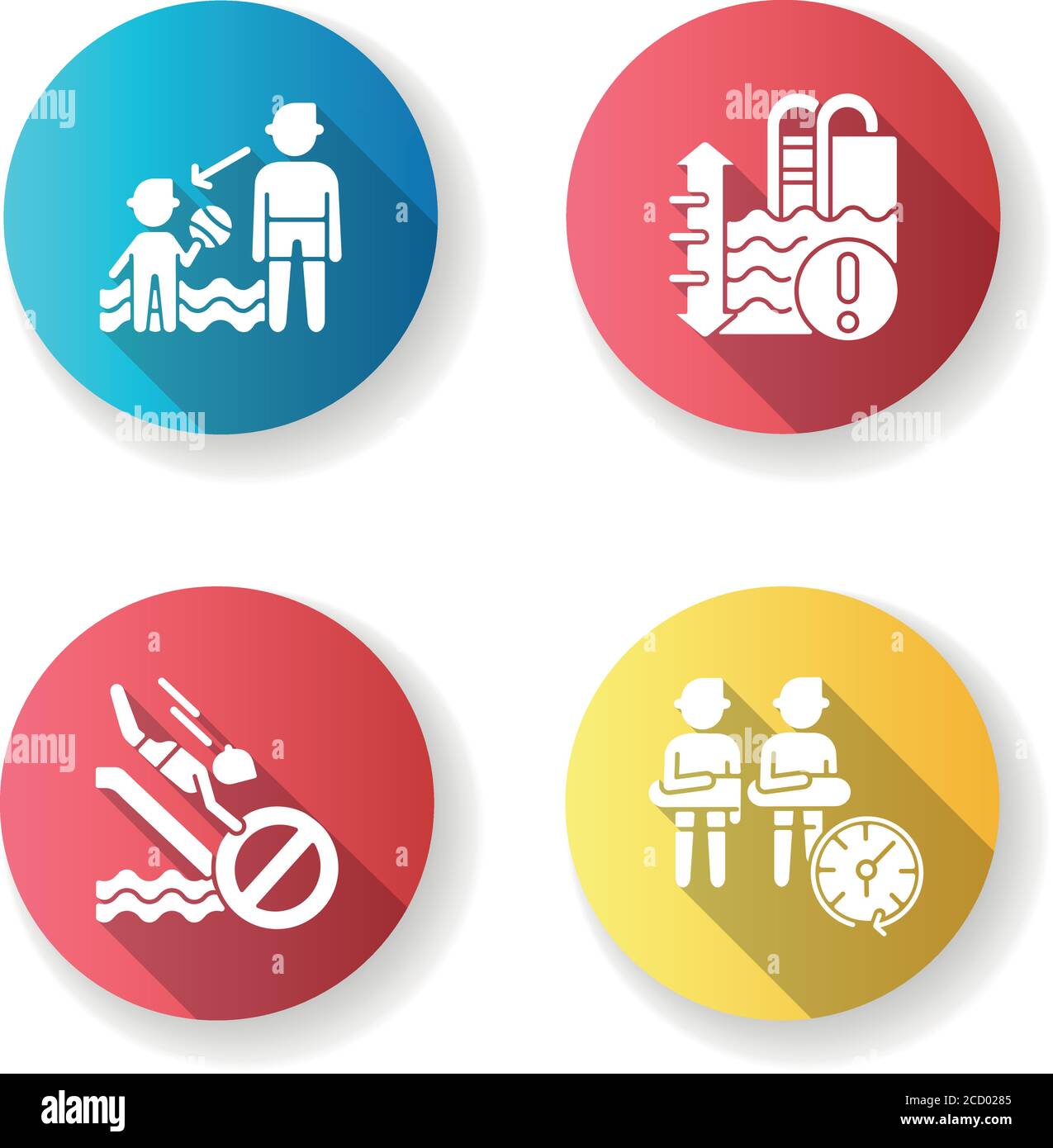 Safety pool depth Cut Out Stock Images & Pictures - Alamy