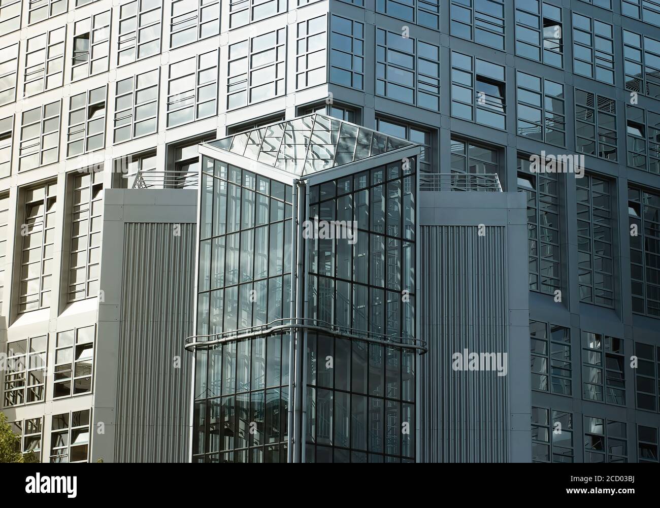 Modern Architecture. Facade Elements Of A Contemporary Glass Building ...