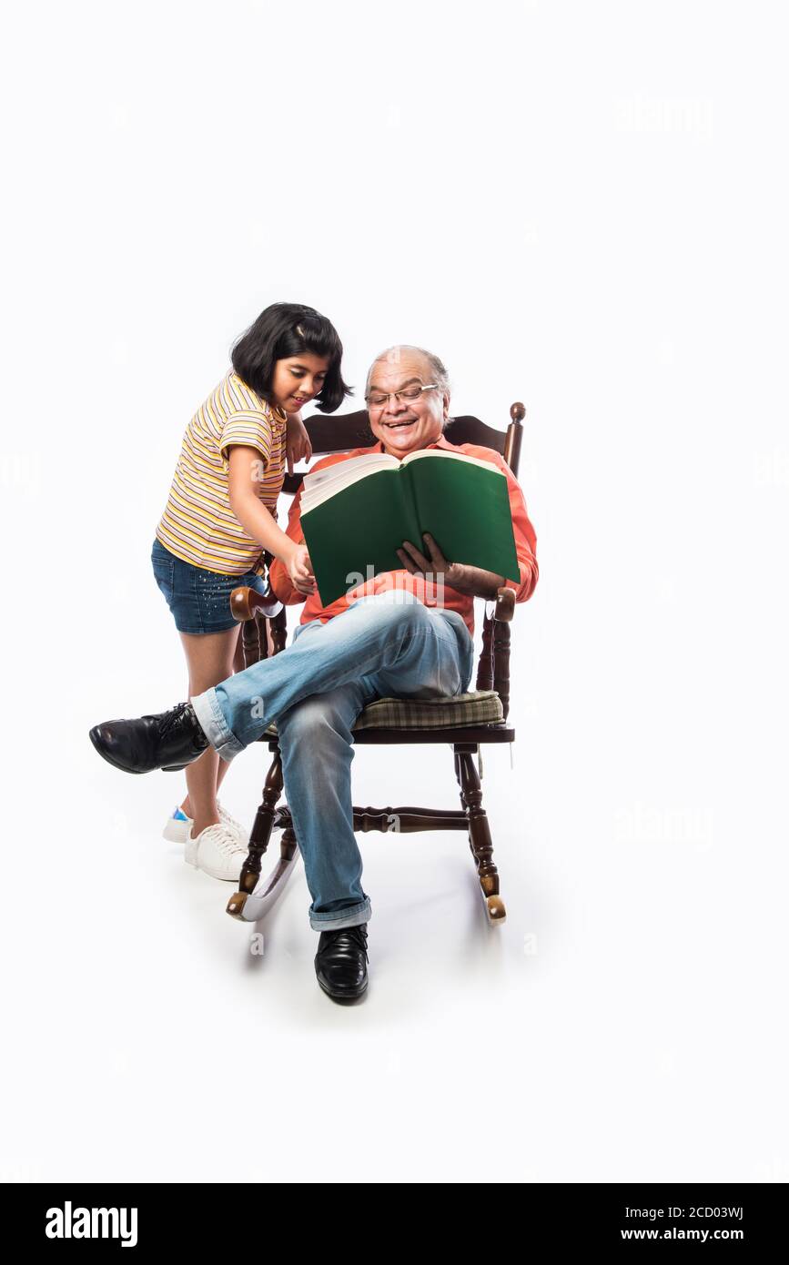 Grandpa Sitting Cut Out Stock Images & Pictures - Alamy