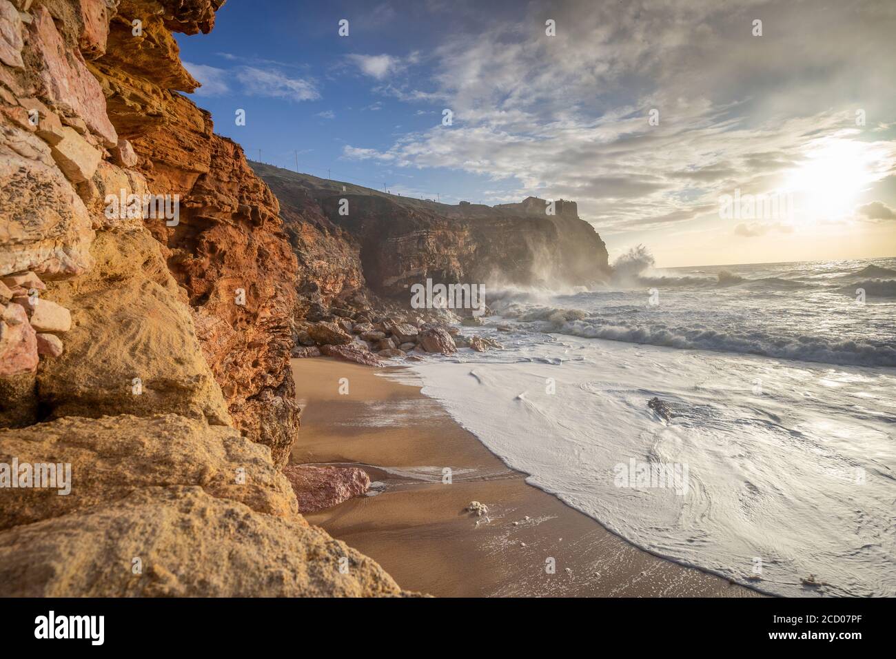 Nazare portugal wave hi-res stock photography and images - Alamy