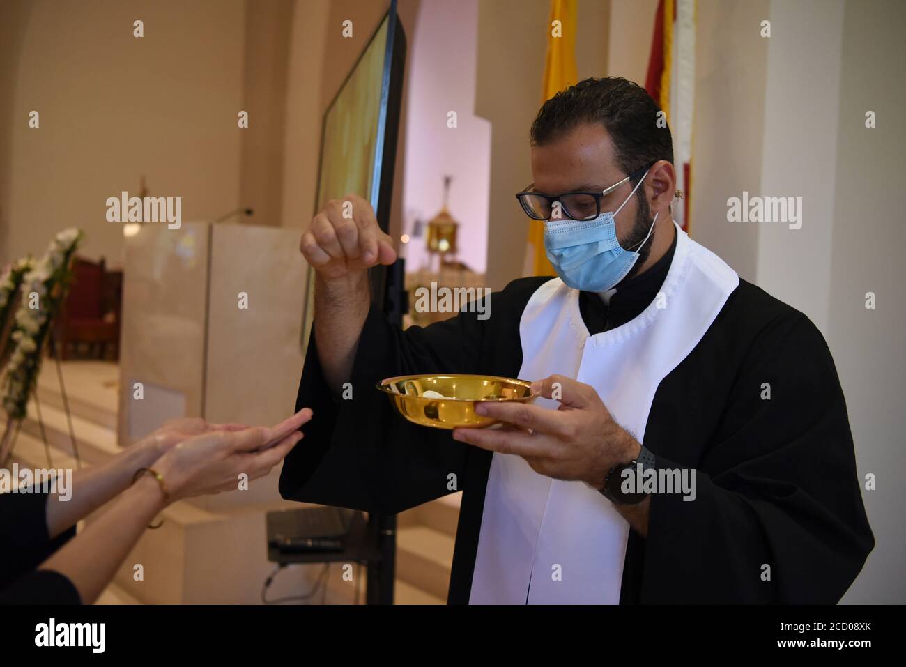 Maronite communion hi-res stock photography and images - Alamy