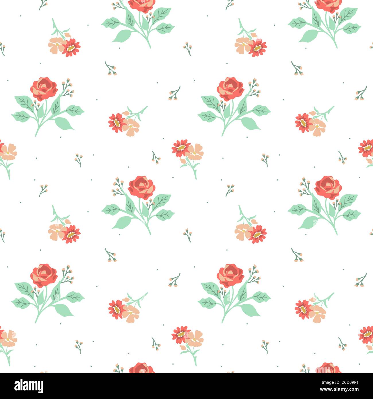 Seamless repeating pattern stylized Cut Out Stock Images & Pictures - Alamy