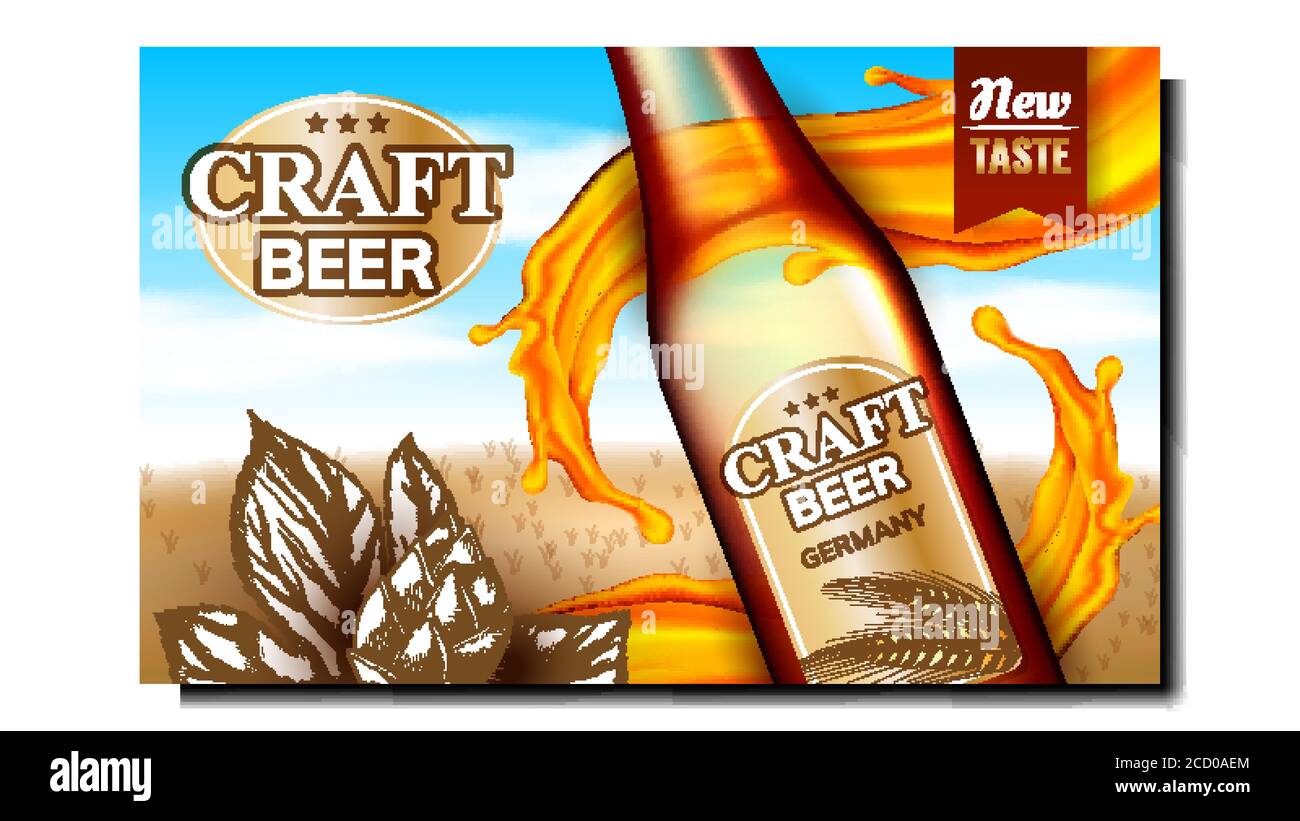 Field glass beer Stock Vector Images - Alamy