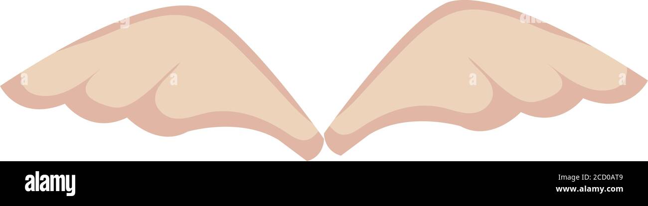 two wings icons, in white background Stock Vector Image & Art - Alamy