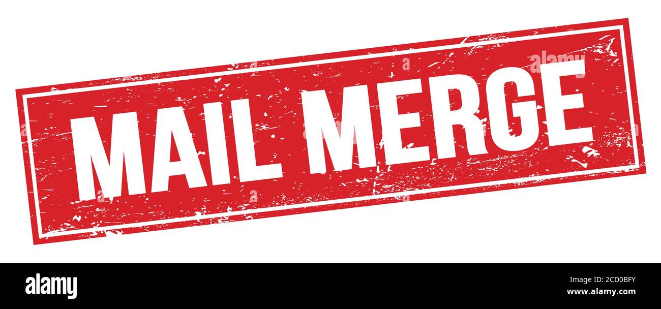 Mail merge word hi-res stock photography and images - Alamy