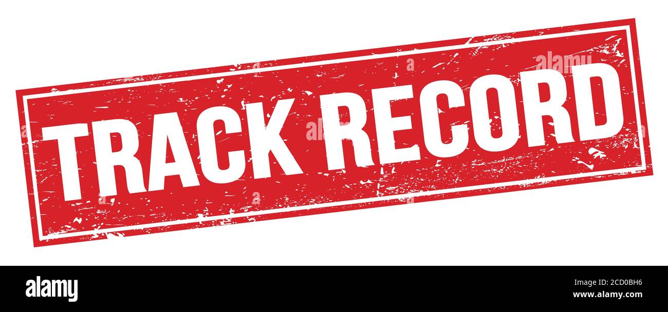 Track record text Cut Out Stock Images & Pictures - Alamy
