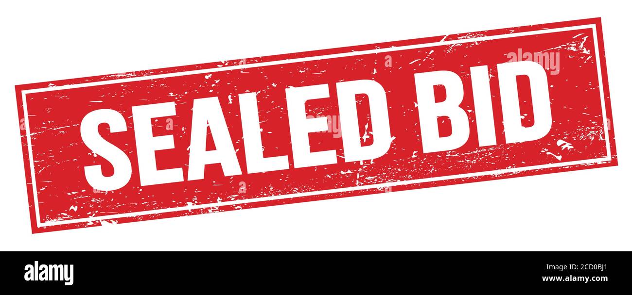 Sealed bid stamp hi-res stock photography and images - Alamy