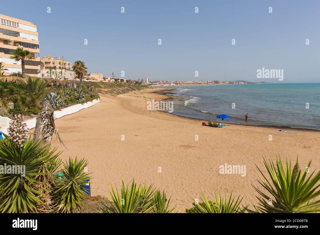 Cala Cabo Cervera beach near La Mata Costa Blanca Spain Stock Photo - Alamy