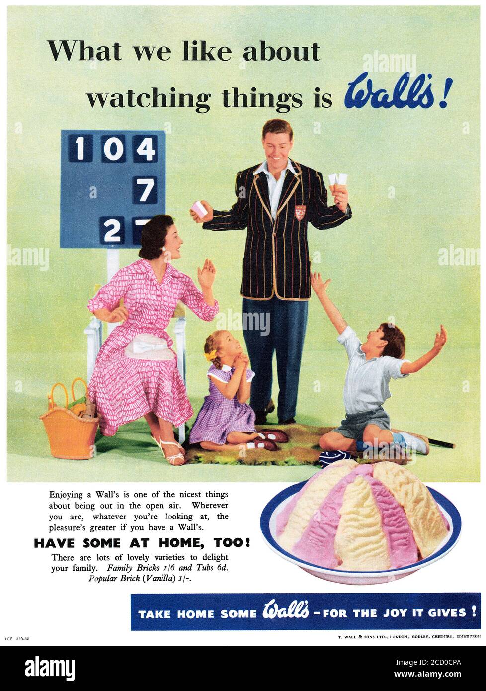 Wall's ice cream advert Cut Out Stock Images & Pictures - Alamy