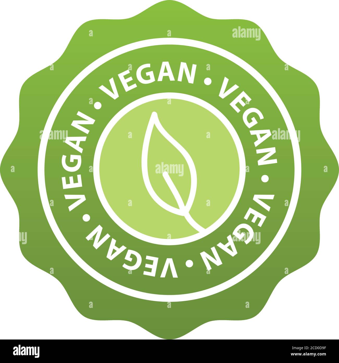 Round organic badge design Cut Out Stock Images & Pictures - Alamy