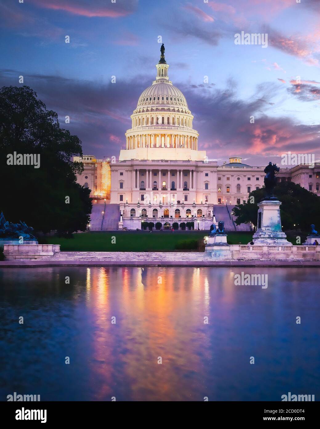 Capitol building dusk hi-res stock photography and images - Alamy