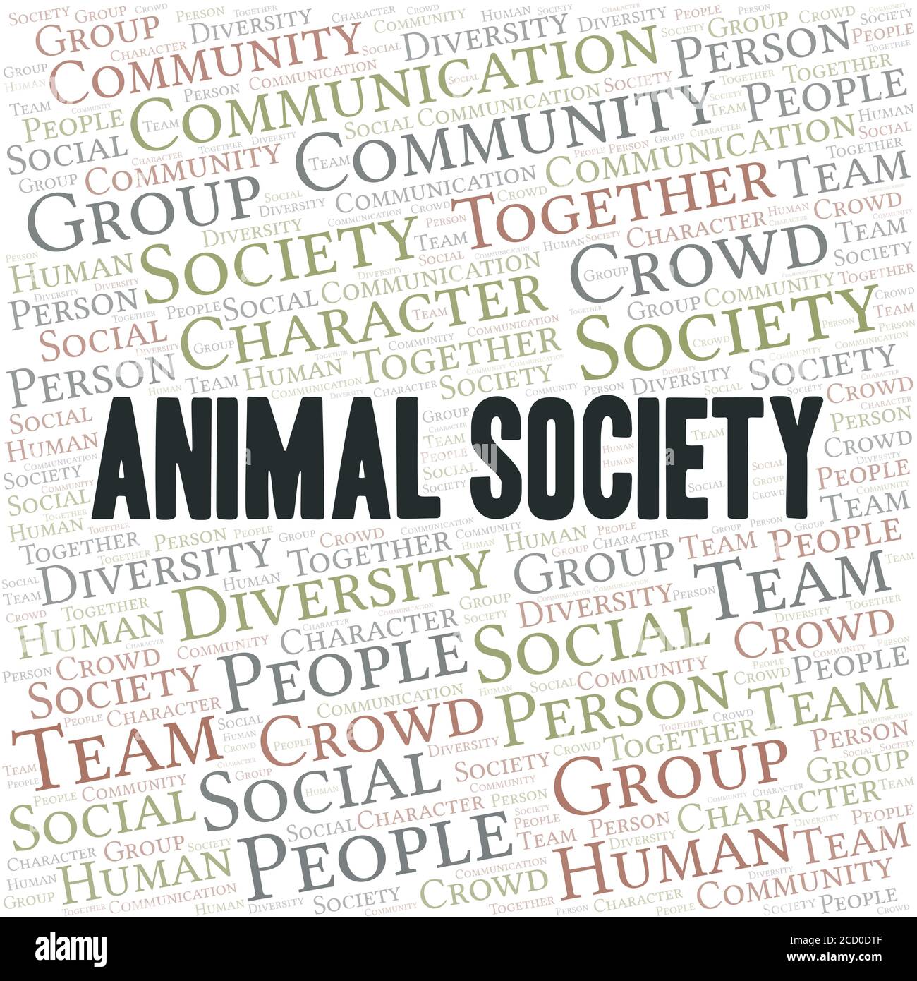Animal word cloud hi-res stock photography and images - Alamy