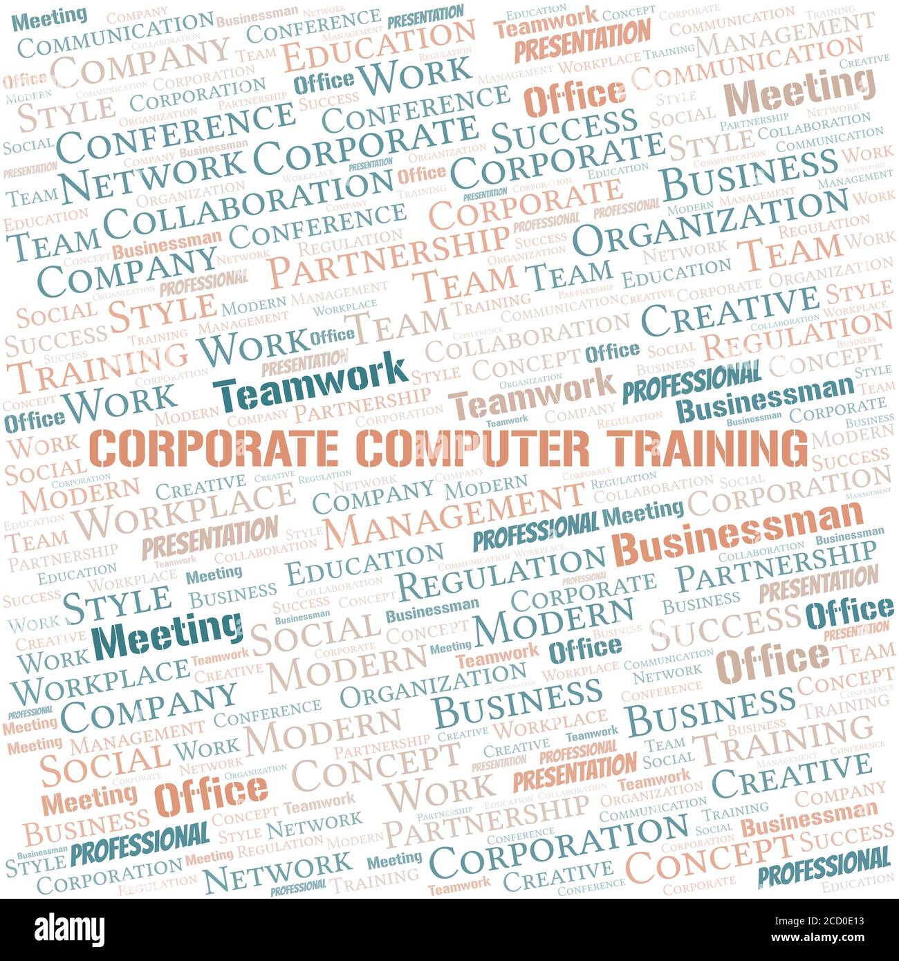 Training word cloud Stock Vector Images - Alamy
