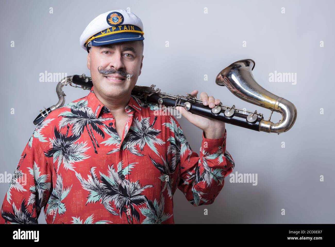 Cartoon man long mustache hi-res stock photography and images - Alamy