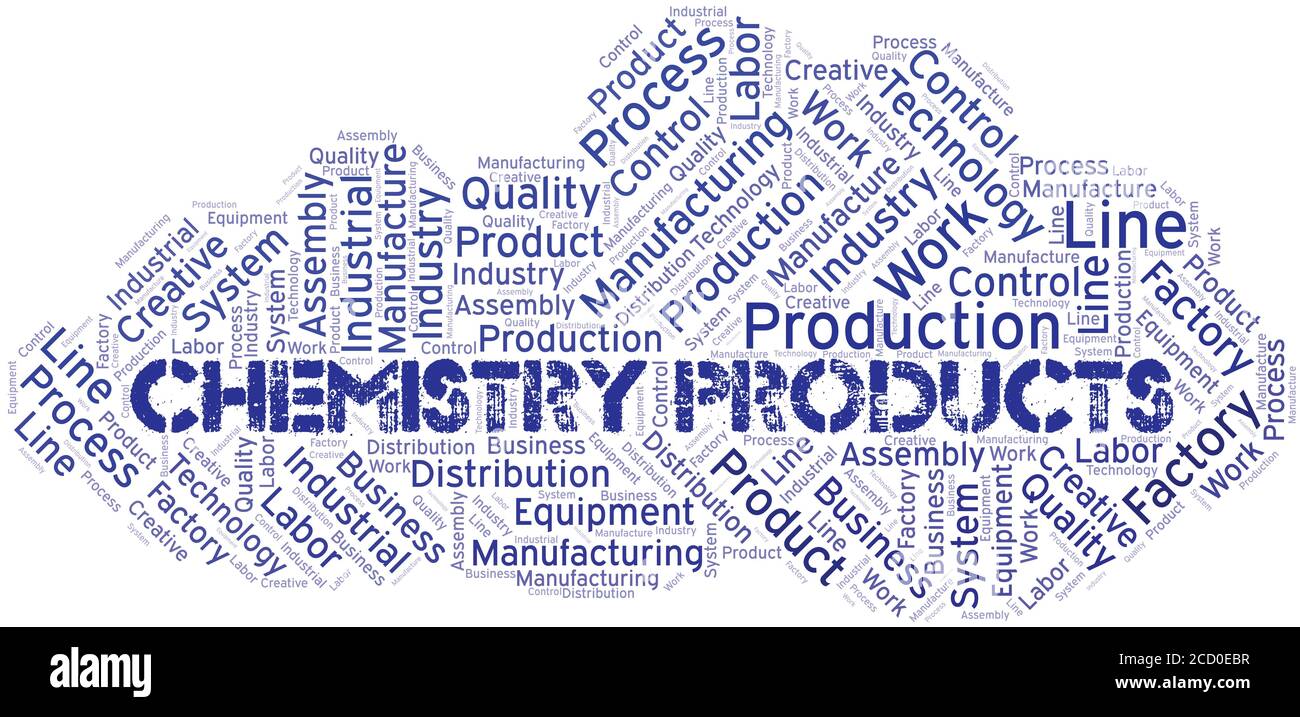 Chemistry word cloud Cut Out Stock Images & Pictures - Alamy