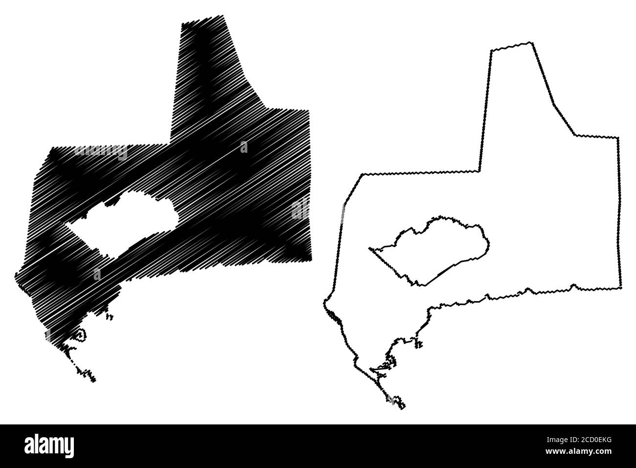 Panama map drawing