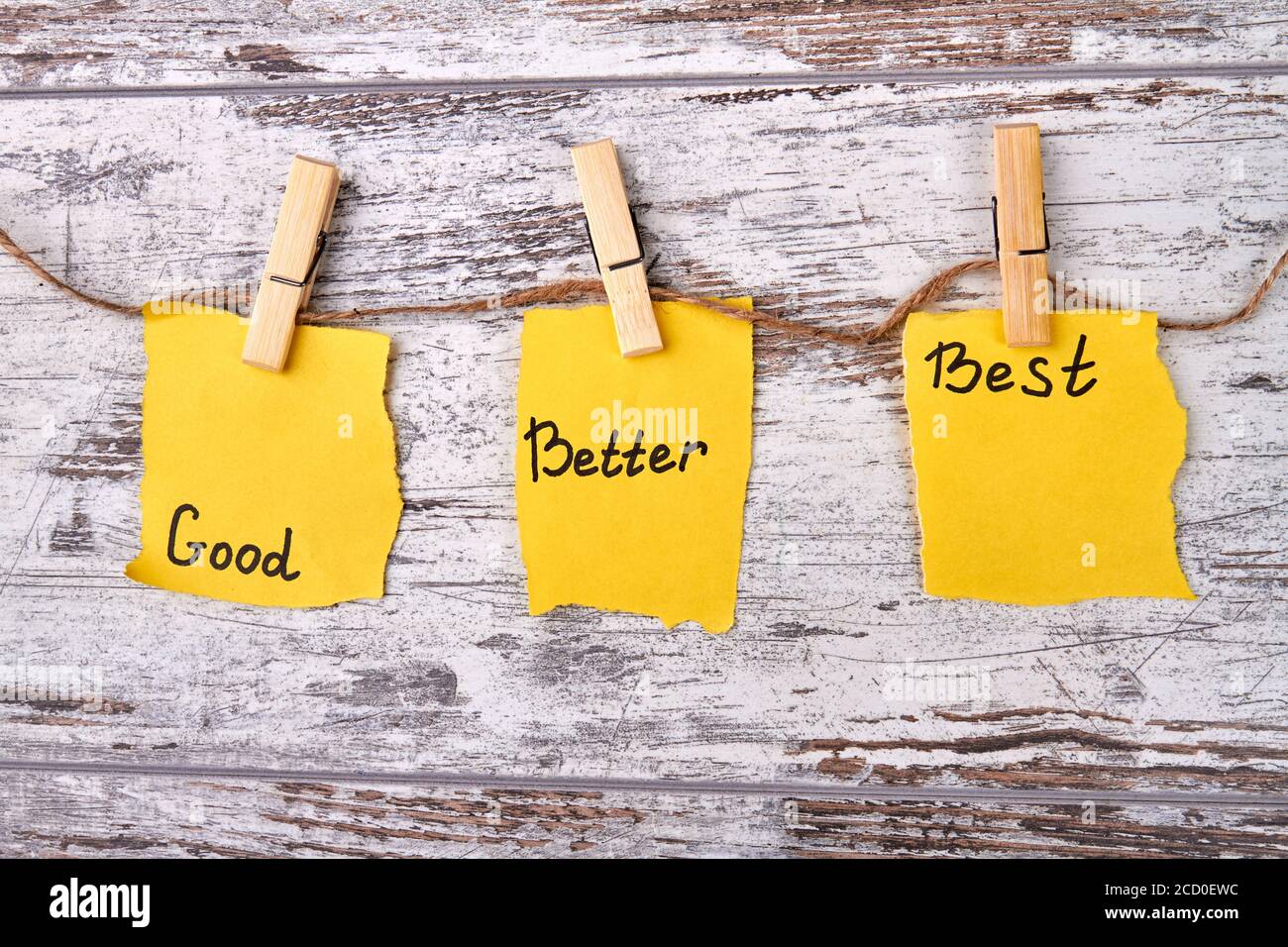Good better best concept hi-res stock photography and images - Alamy