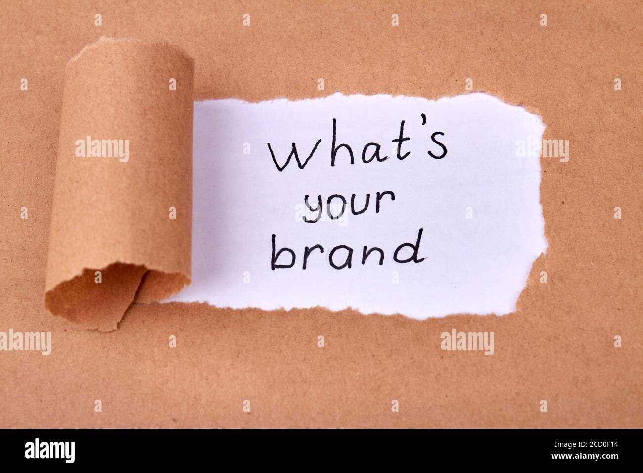Concept of discovering your brand Stock Photo - Alamy