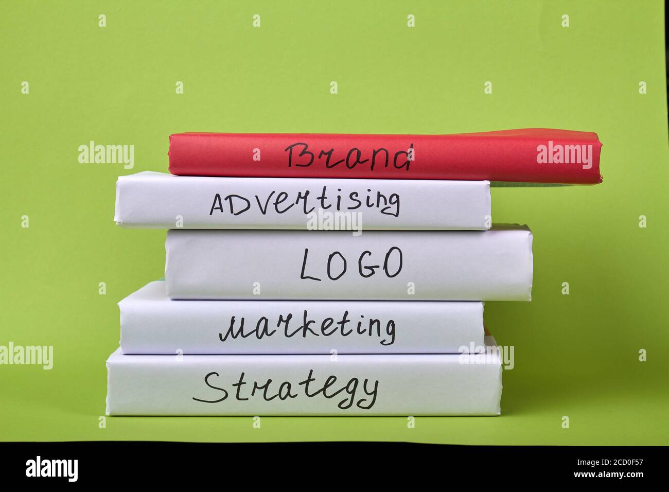 Marketing books for education Stock Photo - Alamy