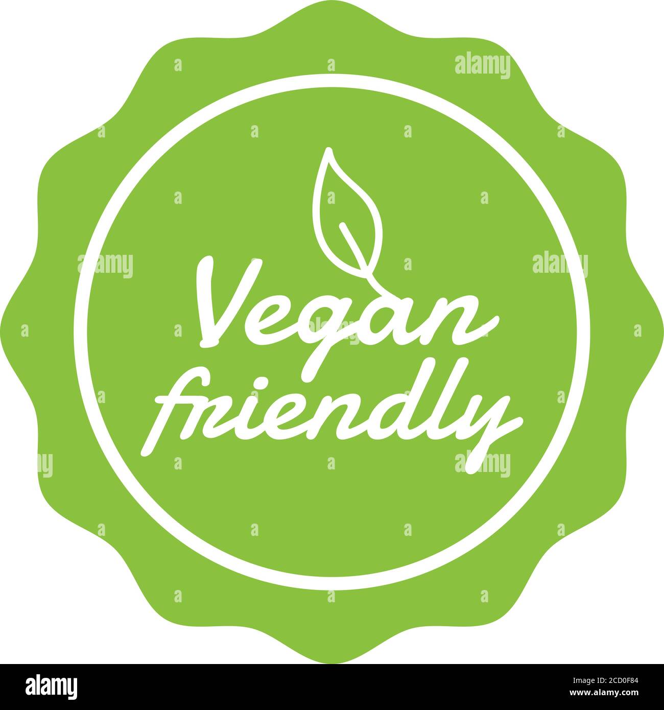 Vegan emblem round logo Cut Out Stock Images & Pictures - Alamy