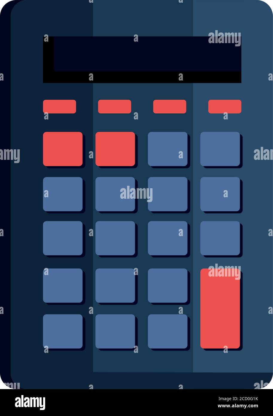 calculator finance sign in white background Stock Vector Image & Art ...