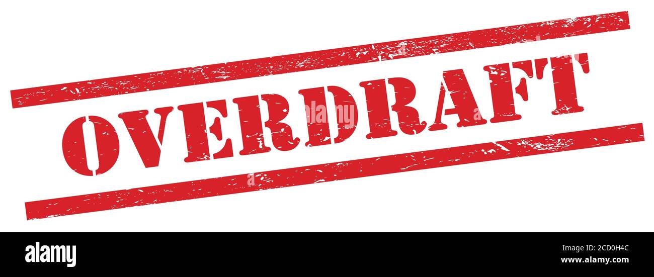 Overdraft stamp hi-res stock photography and images - Alamy