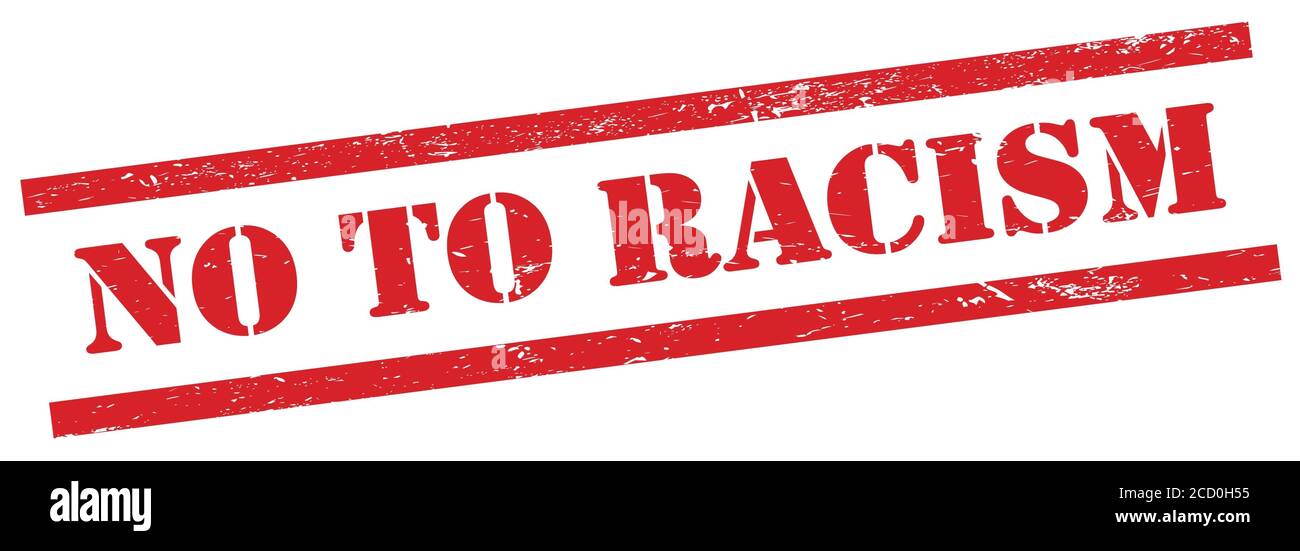 No to racism word hi-res stock photography and images - Alamy