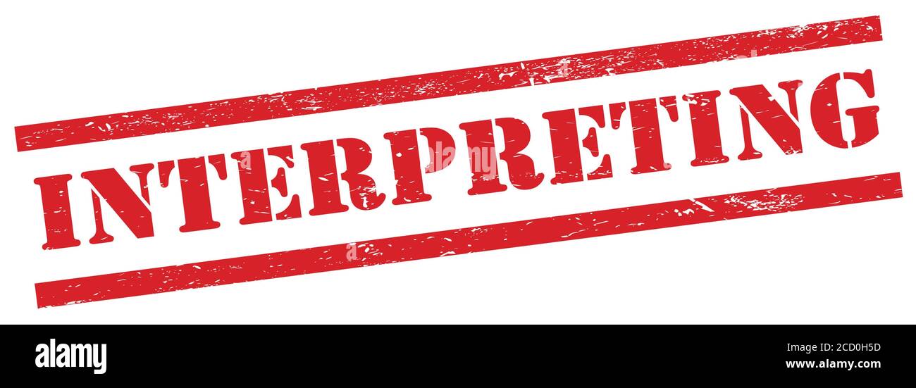 Interpreting word hi-res stock photography and images - Alamy