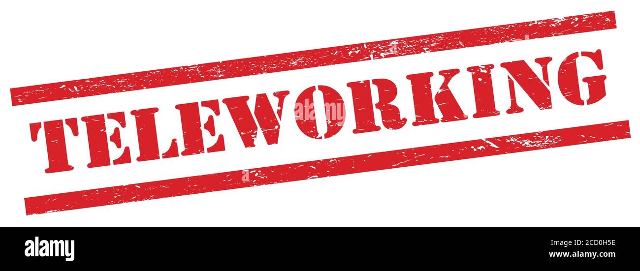 Teleworking word hi-res stock photography and images - Alamy