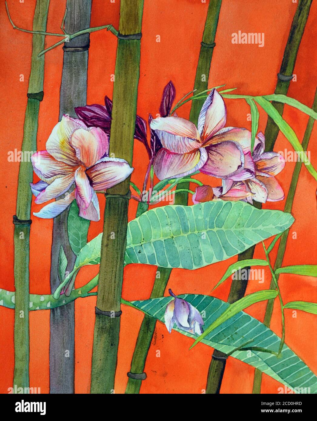 Asian bamboo art artwork hi-res stock photography and images - Alamy