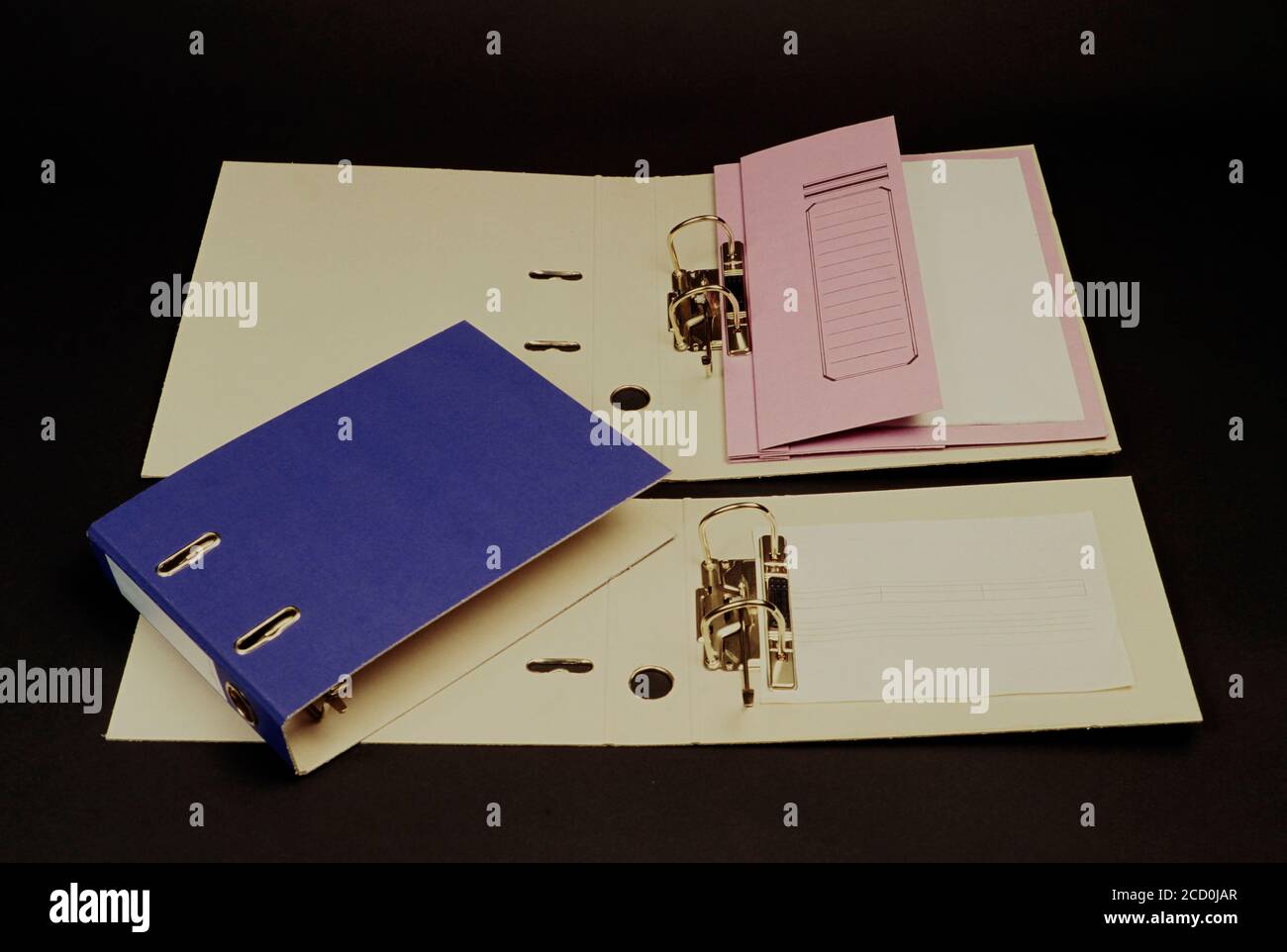 Document files, folders in various colors and thicknesses, available at ...