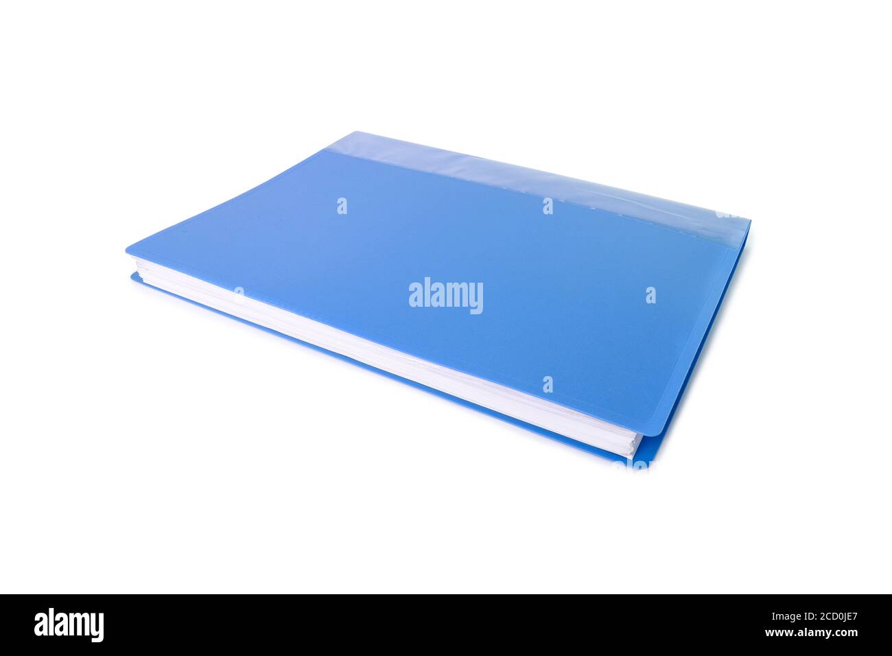 blue files folder retention of contracts isolated on white background ...