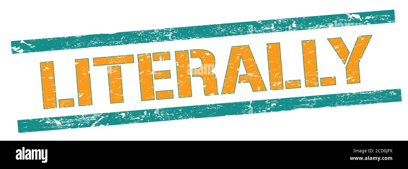 Literally stamp hi-res stock photography and images - Alamy