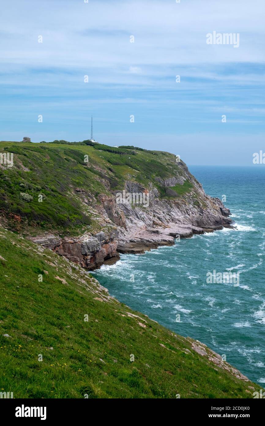 View of Berry Head, cliffs and sea, Brixham, Devon, UK Stock Photo - Alamy