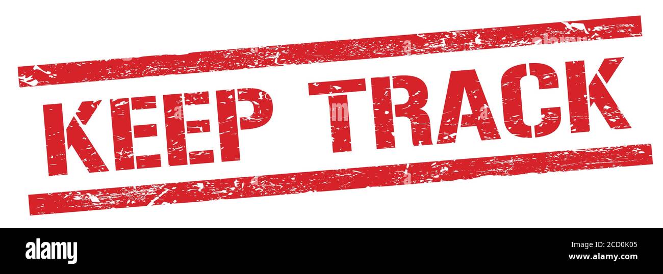 Keep track stamp hi-res stock photography and images - Alamy