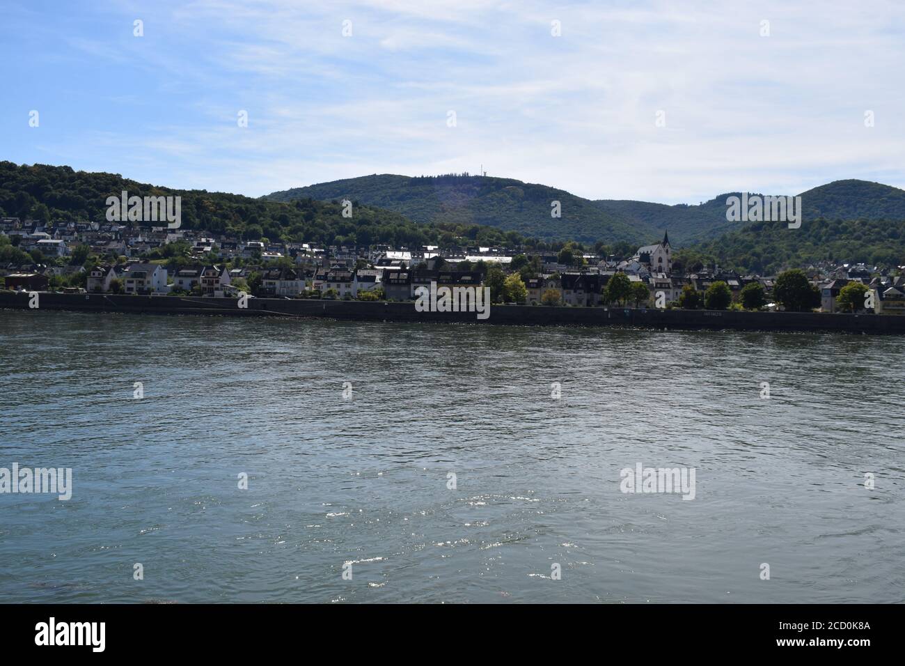 waterfront of Bad Salzig Stock Photo - Alamy