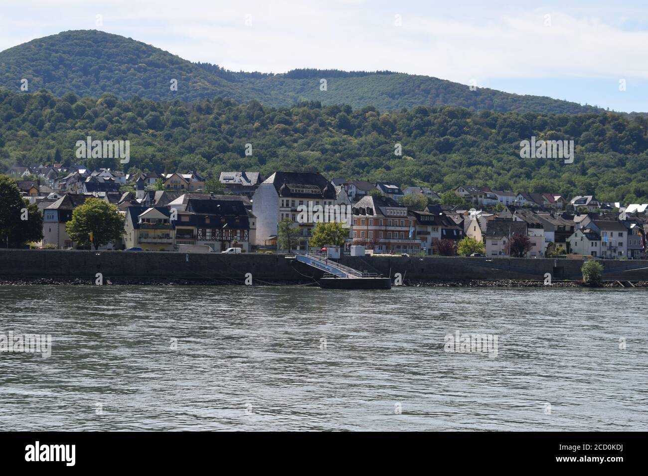 waterfront of Bad Salzig Stock Photo - Alamy
